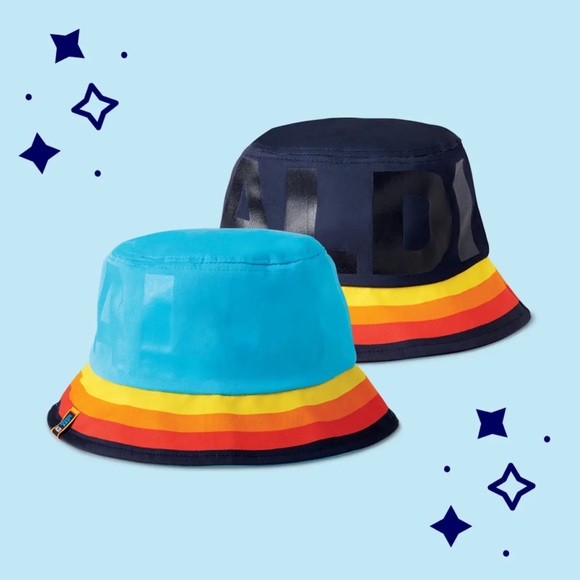 aldi | Accessories | Aldi Navy Blue Bucket Hat 223 Collection New Logo ...